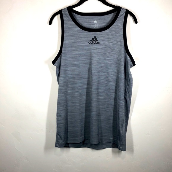 adidas | Shirts | Adidas Gray Workout Tank Size Medium | Poshmark